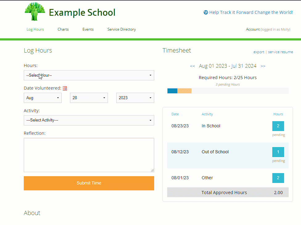 Efficient Time Tracking for Volunteer Programs | Track It Forward