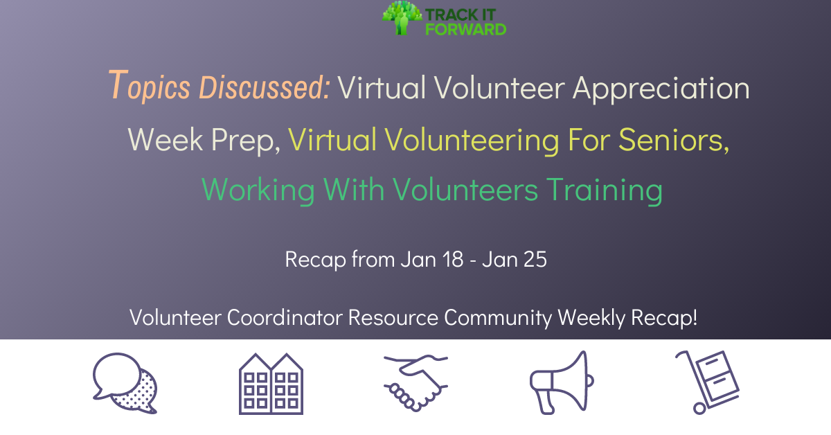 Virtual Volunteer Appreciation Week Prep and Other Volunteer Topics ...