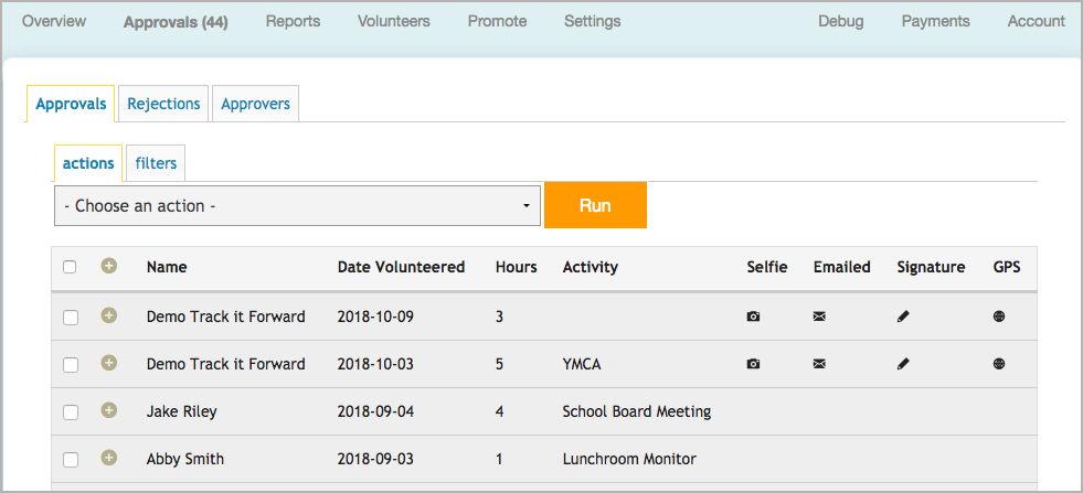 New mobile features and updated approval dashboard | Track It Forward